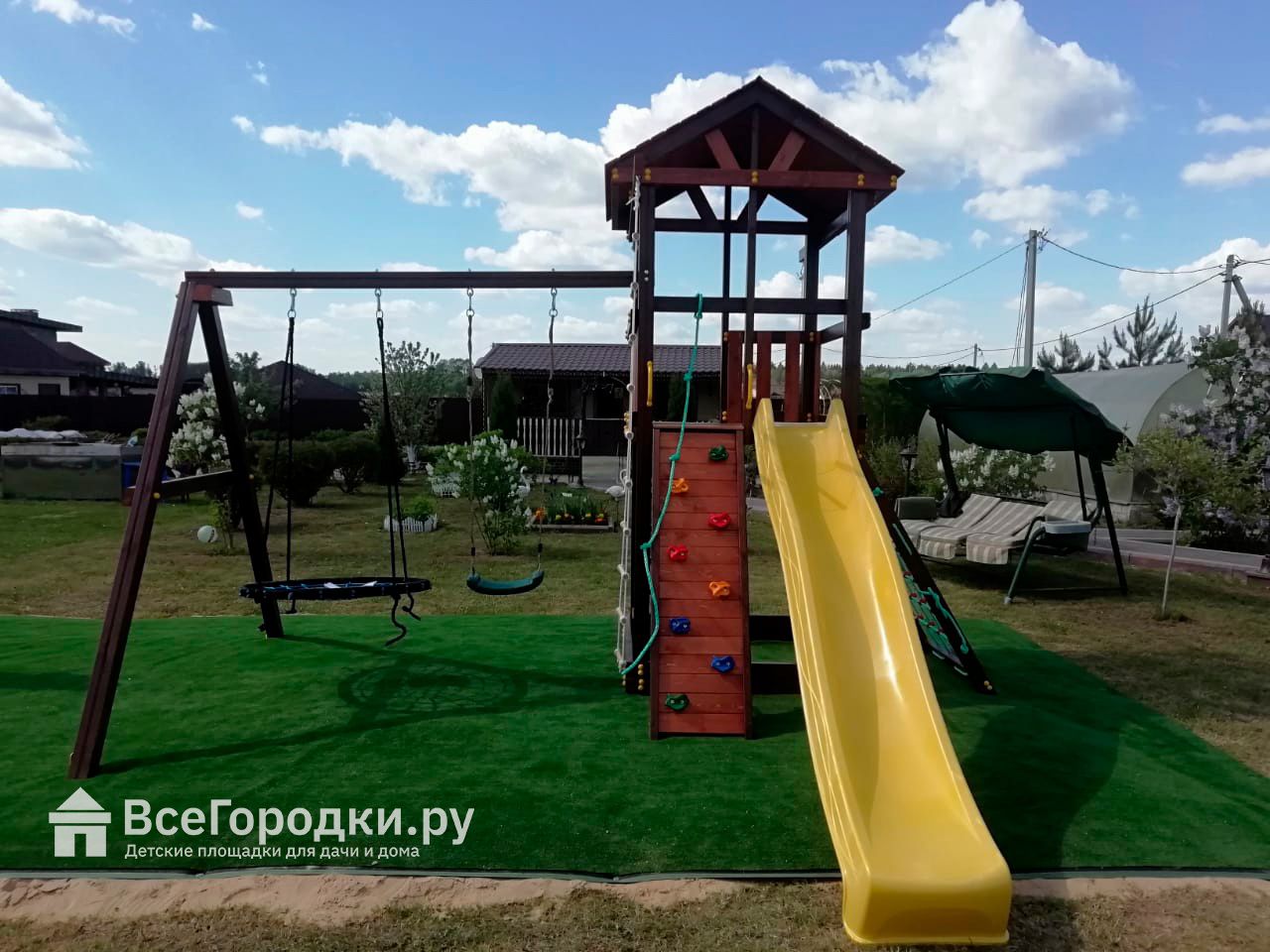 Детский игровой комплекс для дачи Домовенок Макси - купить с доставкой ...